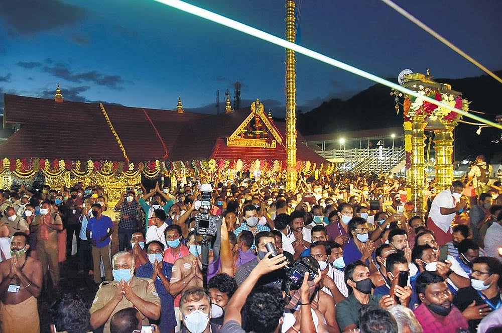 Over 32 lakh pilgrims visited Sabarimala hill shrine
