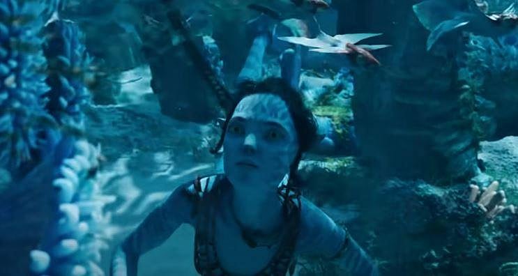 Kate Winslet’s look as Na’vi warrior Ronal from Avatar: The Way of ...