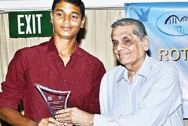 Ramkumar bags Rotary’s Young Achiever award