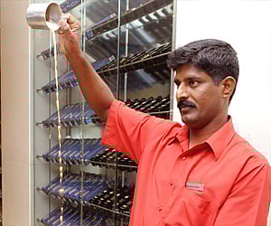 Nair tea stall at a five-star hotel