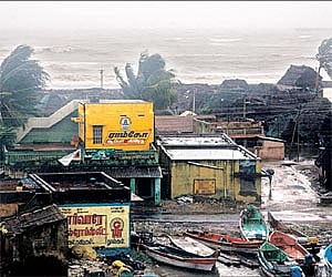 Cyclone Nisha batters coastal regions
