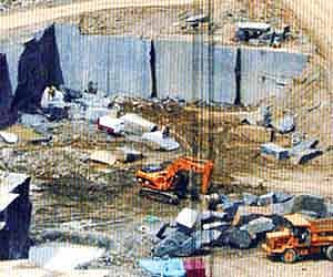 Chimakurthy black granite melts down