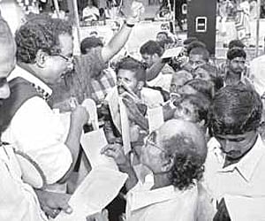 A K Balan visits tribal areas