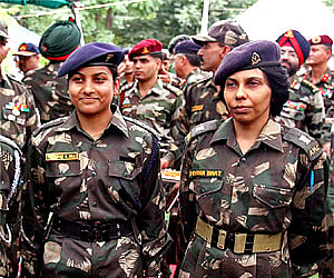 Women army officers battle in court for equality