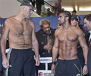 David Haye beats giant Nikolai Valuev