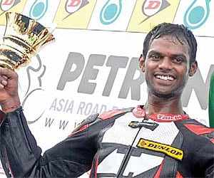 Rajini becomes first Indian on the podium
