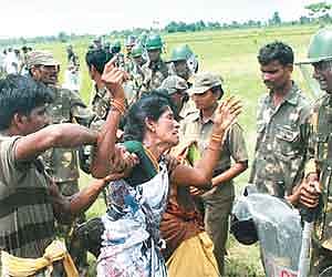 Four killed in police firing at Beela