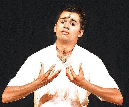 Ajeesh, the classical dancer and his robot dance