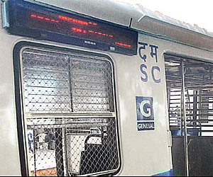 Station information on new MMTS trains
