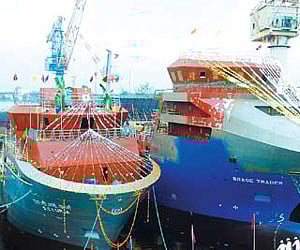 CSL launches 2 offshore support vessels