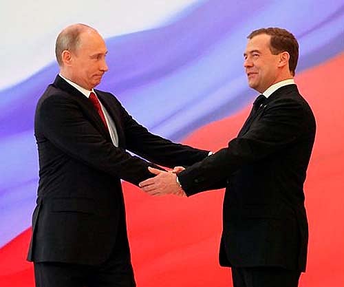 Vladimir Putin sworn in as Russia's President