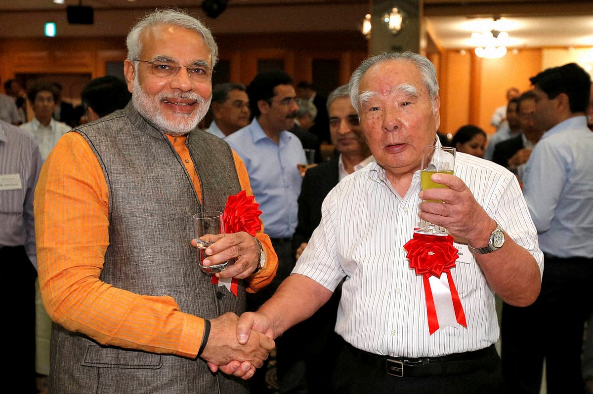Modi meets Suzuki chief, talks business