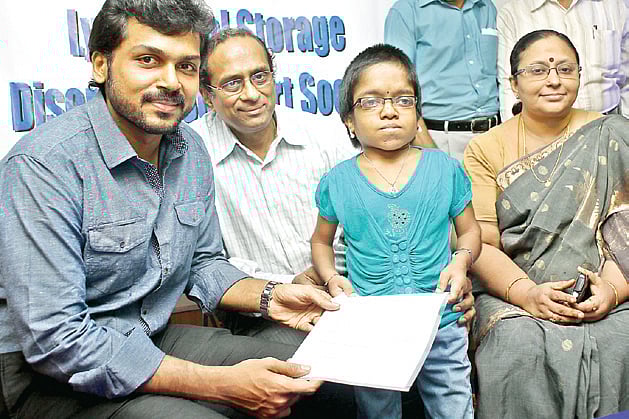 Karthi turns hero for kids with rare disorders