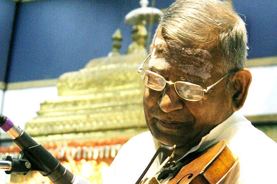 Violinist MS Gopalakrishnan is no more