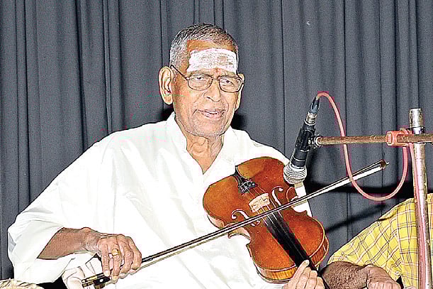 Maestro M S Gopalakrishnan was part of violin trinity