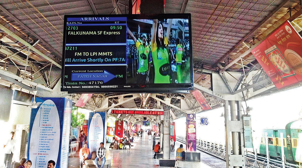 LED Screens at MMTS Stations