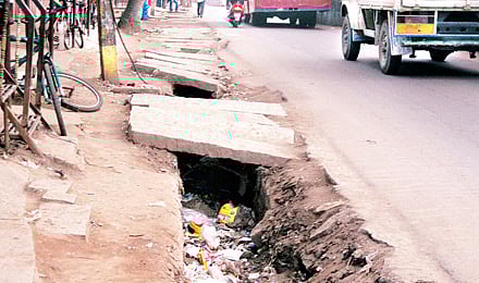 Everything is filthy here!