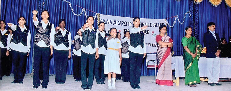 Investiture ceremony and club inauguration at Anna Adarsh