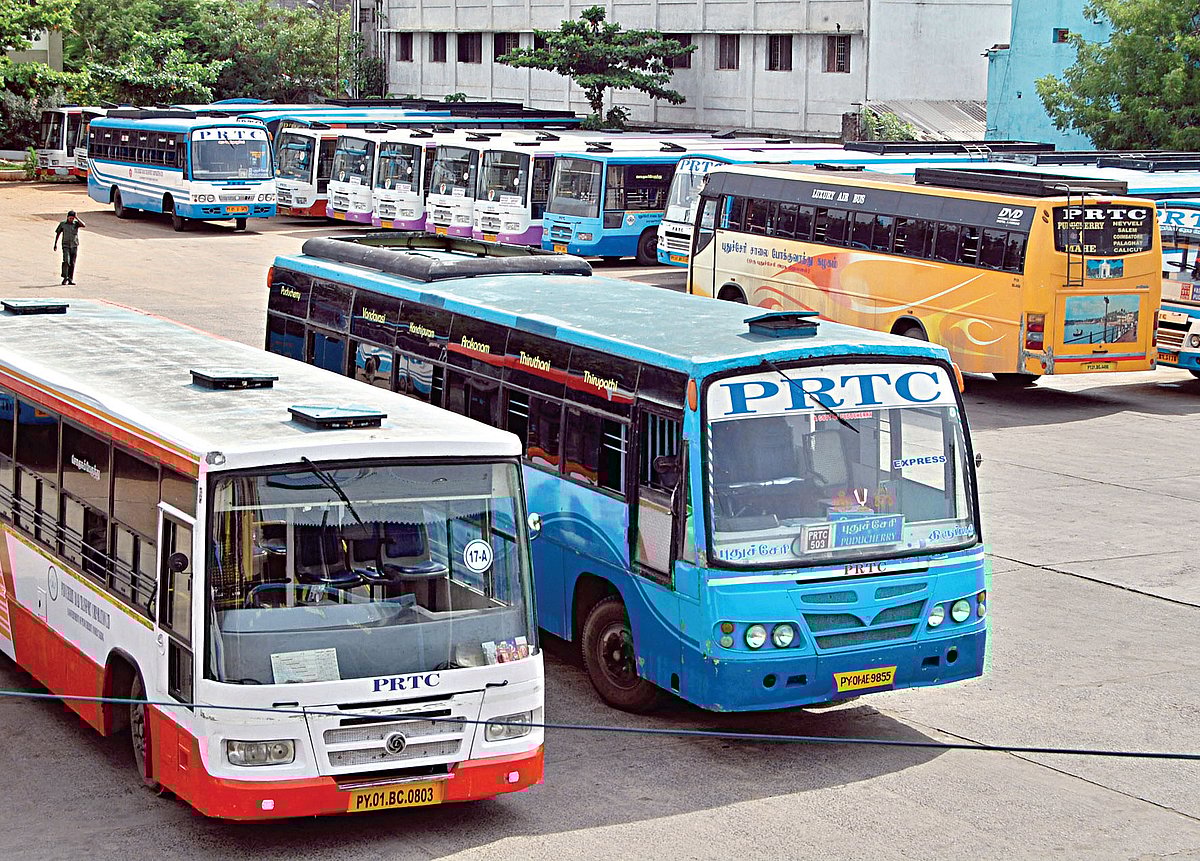 PRTC buses off roads as employees start indefinite strike over privileges