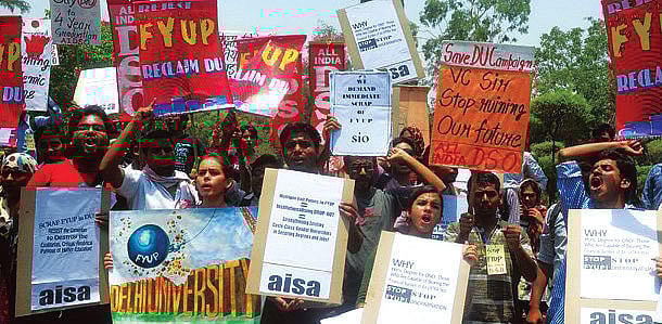 No to four: \'Irrelevant\' course content draws DU ire