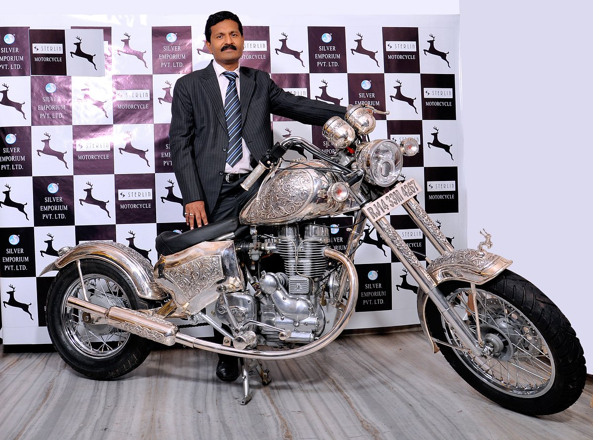 World\'s first silver bike in Mumbai