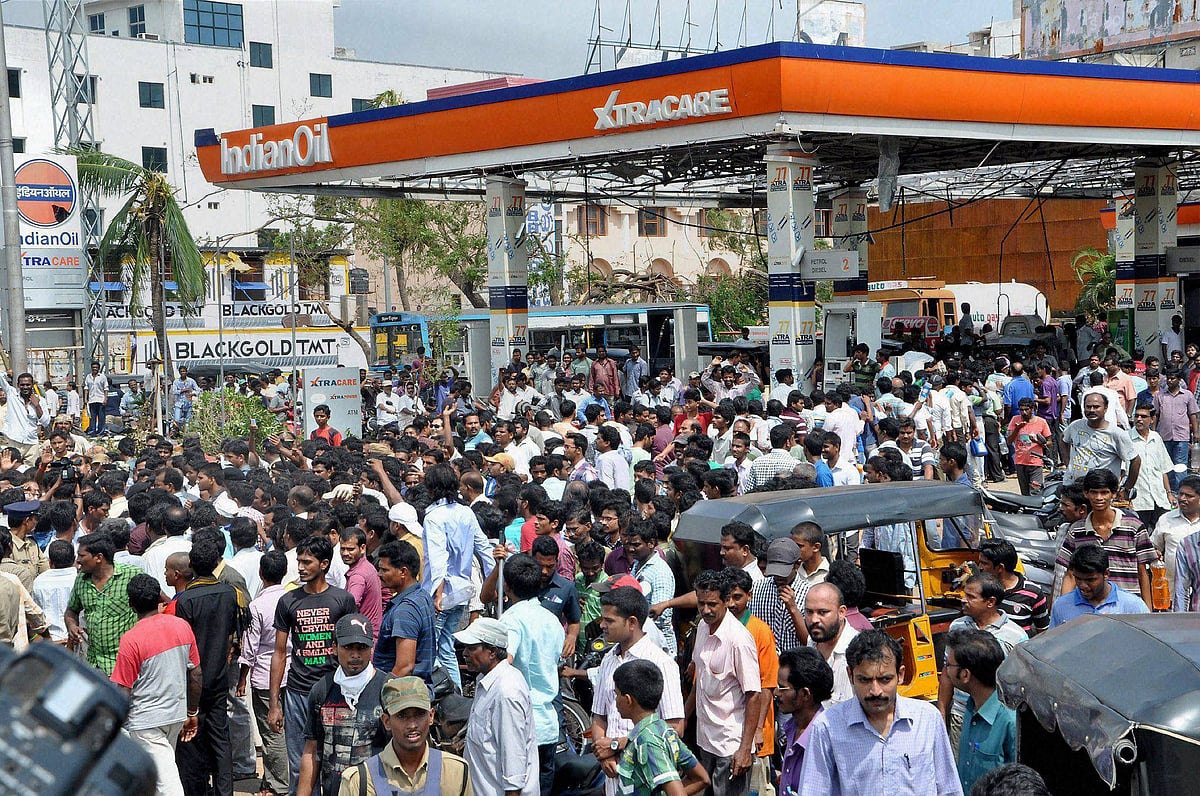 People Scramble for Essential Supplies, Power, Fuel