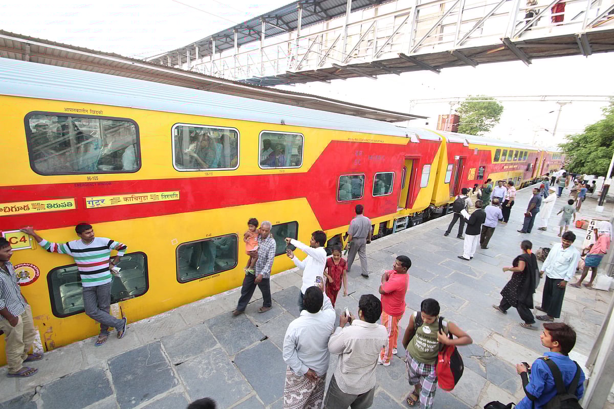 Double Decker Train Begins Maiden Journey