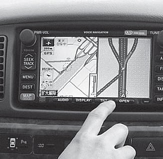 Mount a GPS in your car and you are ready to go
