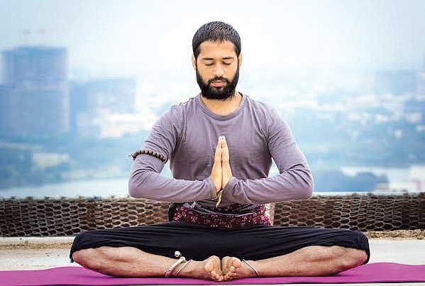 Purna Titli Asana Variation