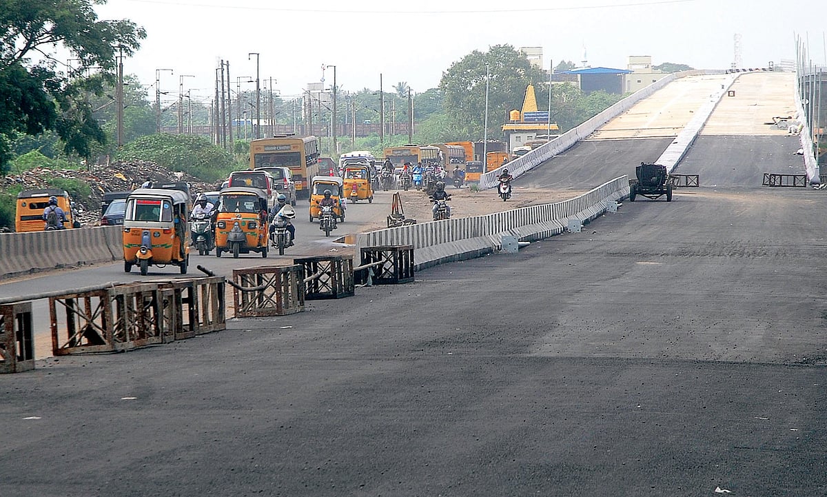 One Arm of Vyasarpadi Flyover All Set To Open