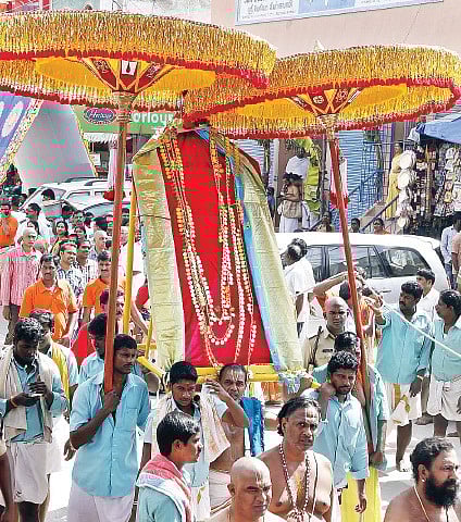 Lakshmi Kasula Haram to Adorn Goddess
