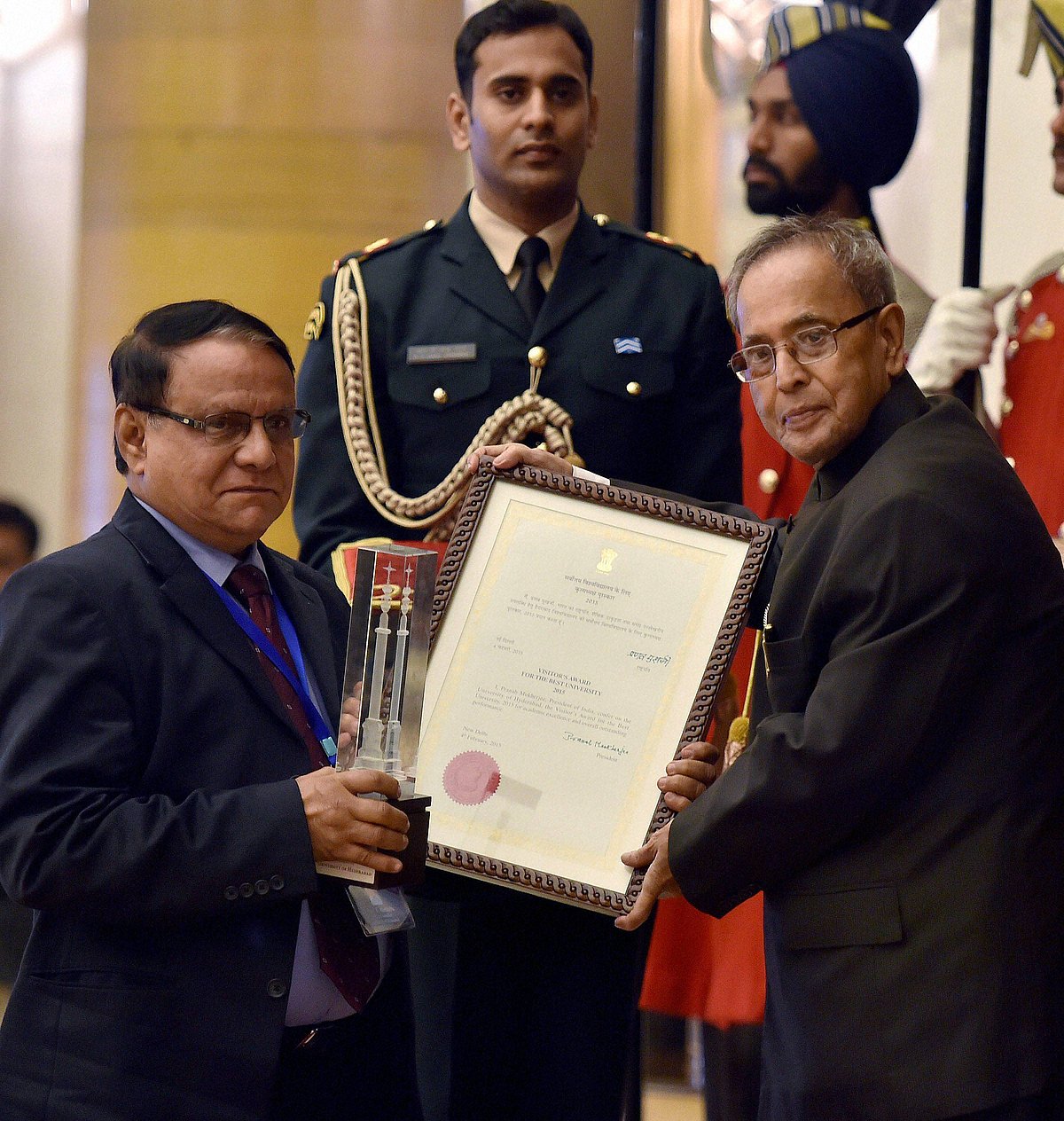 Hyderabad University Gets President\'s Award