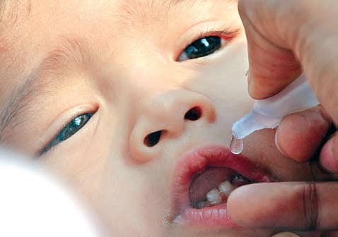 Over 26.16L Children Given Polio Drops