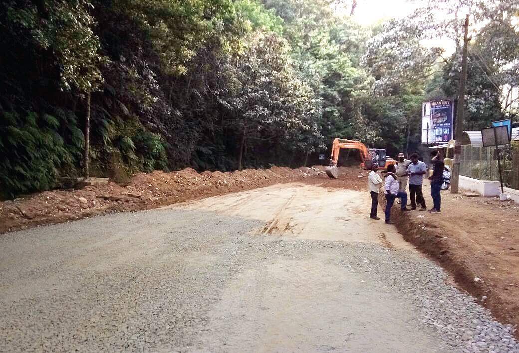 Agumbe Ghat road-widening begins