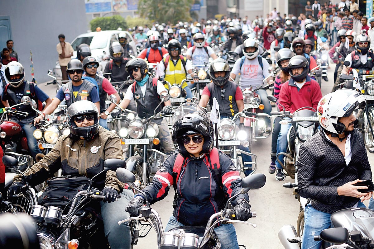 Akshaya Patra Bike Rally Flagged Off