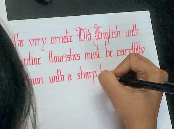 Basics of calligraphy workshop from tomorrow