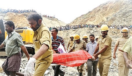 Three crushed to death in private quarry accident