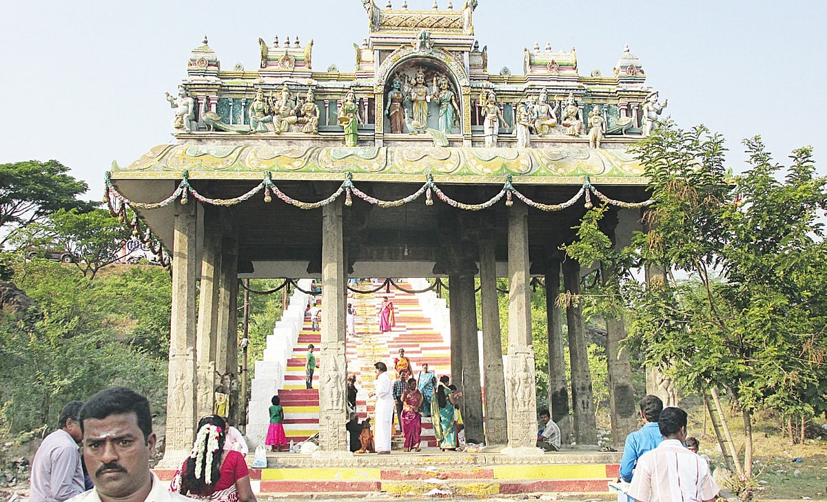 This is the only Muruga temple facing north