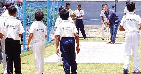 Boonie back at the crease
