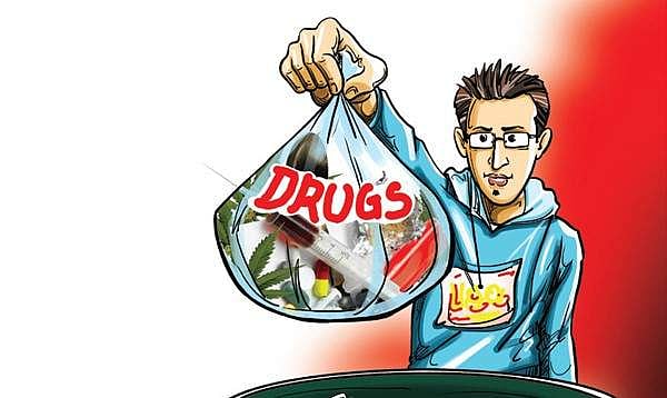 Drug rackets on a high in city