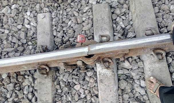 Crack on track detected, train mishap averted