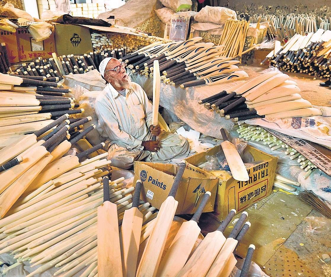Jalandhar bats with Pakistani goods
