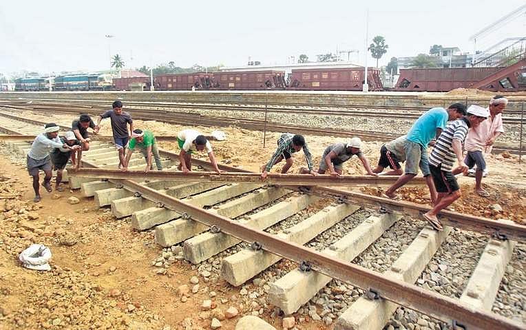 Railways putting derailed projects back on track
