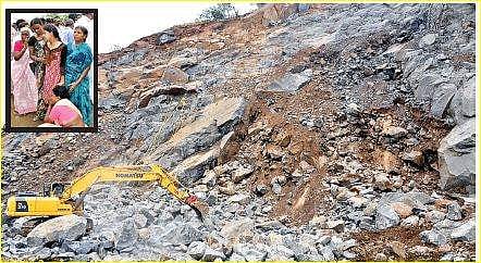 Six quarry workers die as hillock crashes