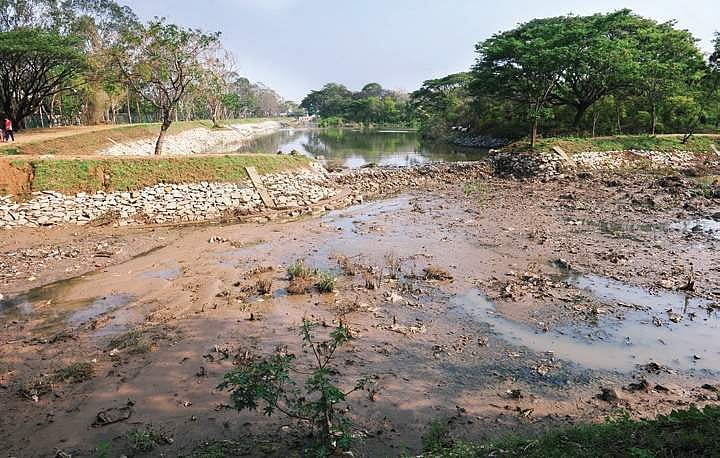 Flowing trouble: Lakes then, sewage pools now
