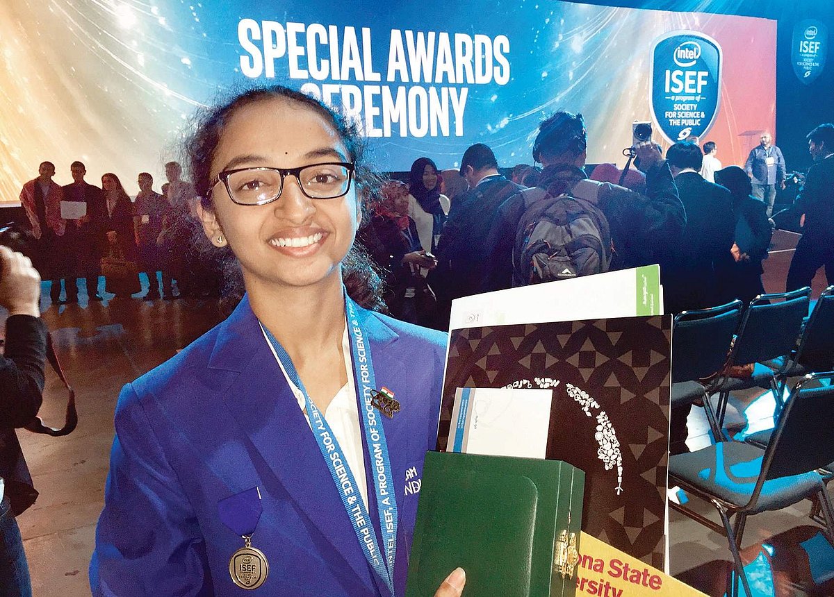 Teen’s work on lakes takes her to Milky Way