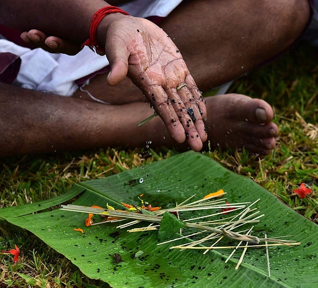 Honouring the dead with the Karkidaka Vavu Bali in Kerala