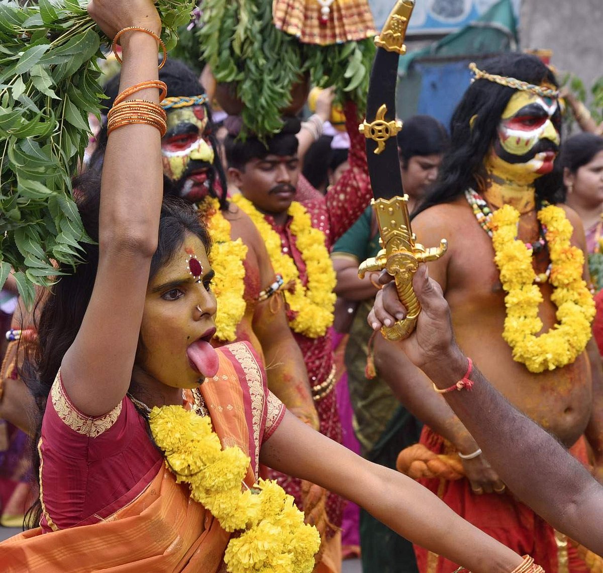 As Telangana celebrates the Bonalu festival, here are colourful shots ...