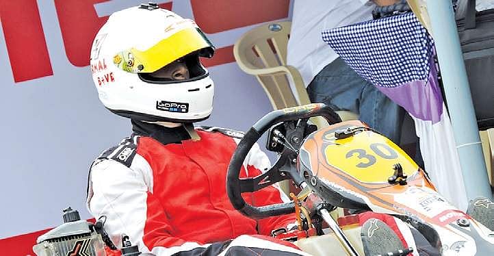 In the fast lane, Nirmal dreams of making it to Formula One