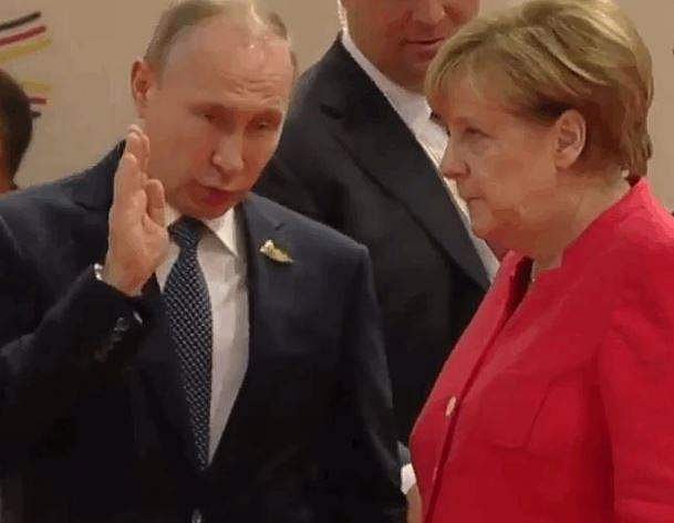 Angela Merkel 'eye-rolling' to Putin's 'mansplaining' takes social ...